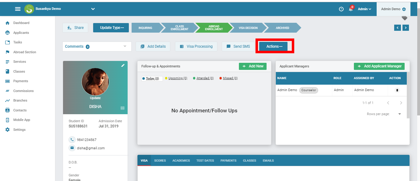 How to add an Applicant Scores in CMST – Consultancy Manager (CMST) Support