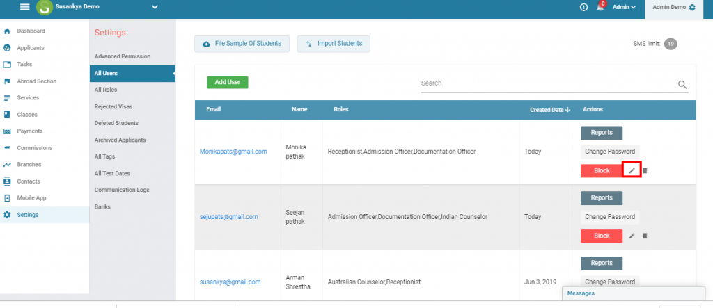 How to edit user in CMST – Consultancy Manager (CMST) Support