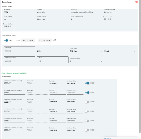 How to Create a Commissions in CMST – Consultancy Manager (CMST) Support
